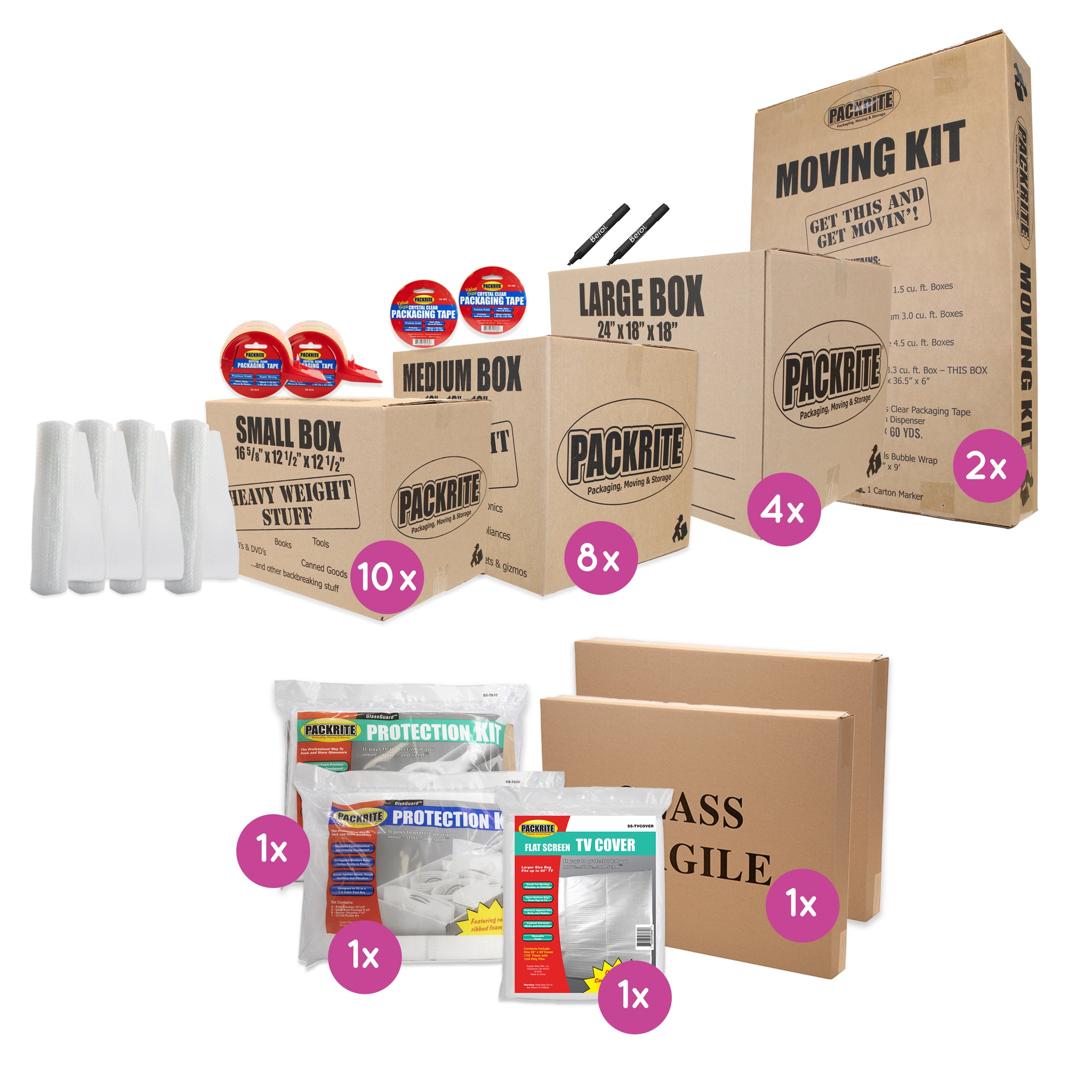 Deluxe Moving Protection Kit | Full Moving Box Kit
