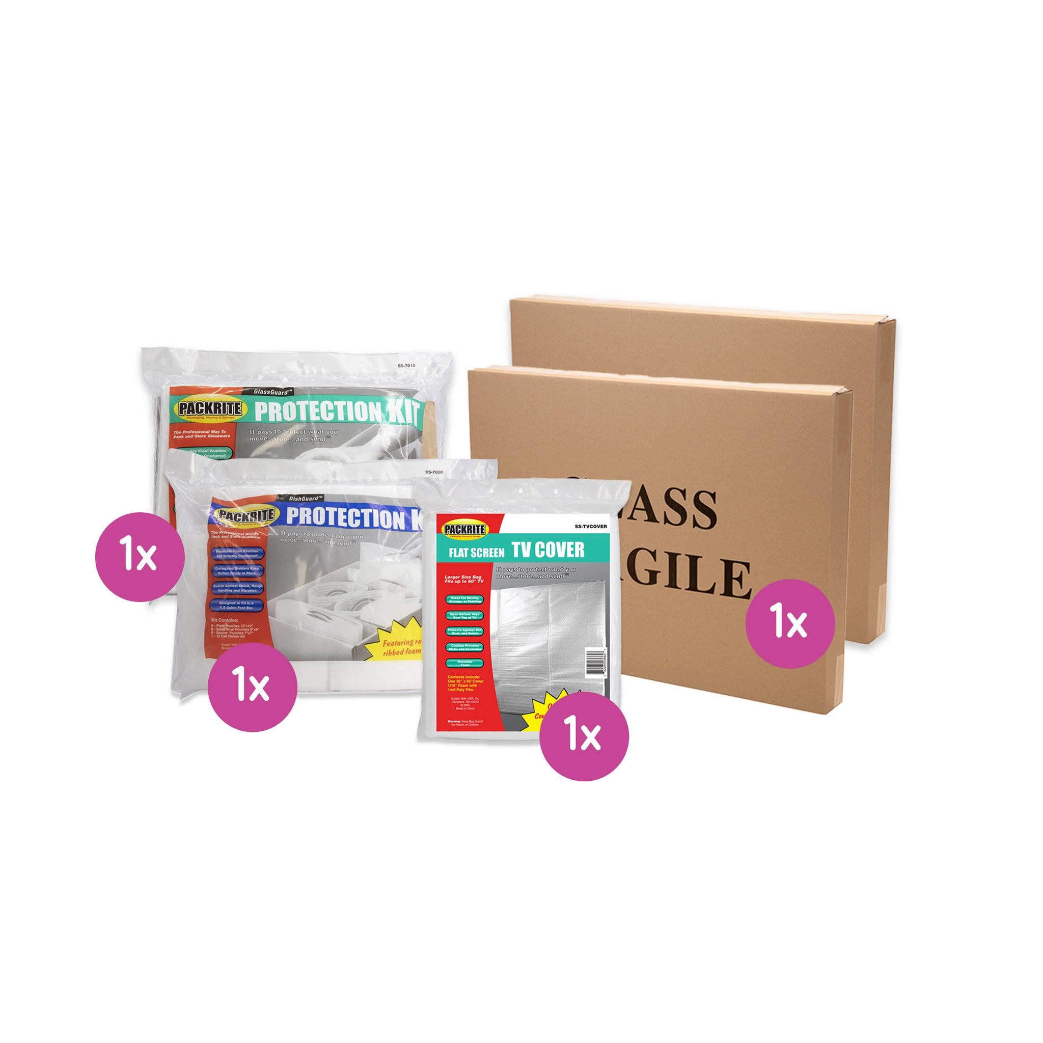 Protection Plus Accessory Kit | Fragile Item Moving Boxes