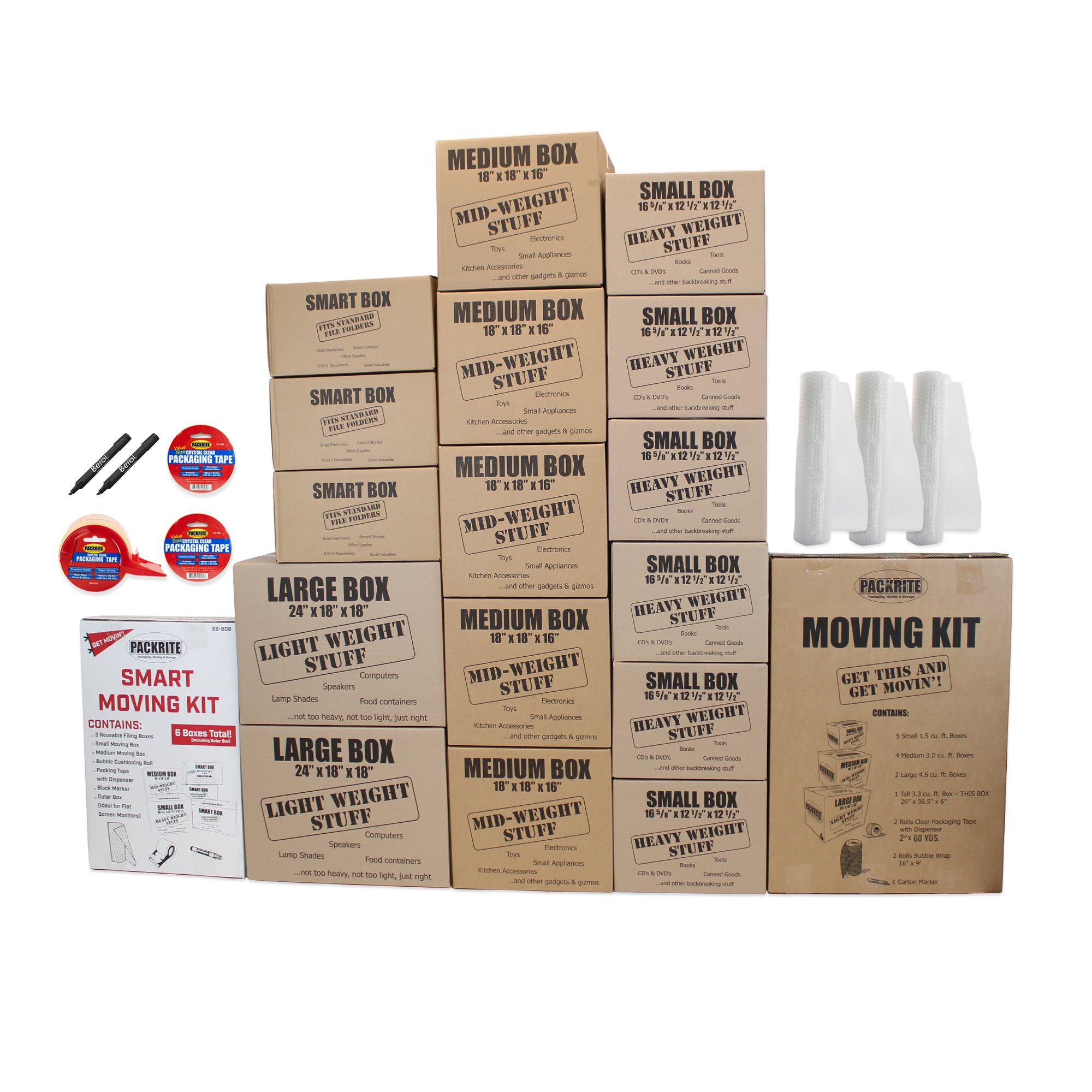 Extra Value Moving Kit | Complete Moving Box Kit | MovingCart