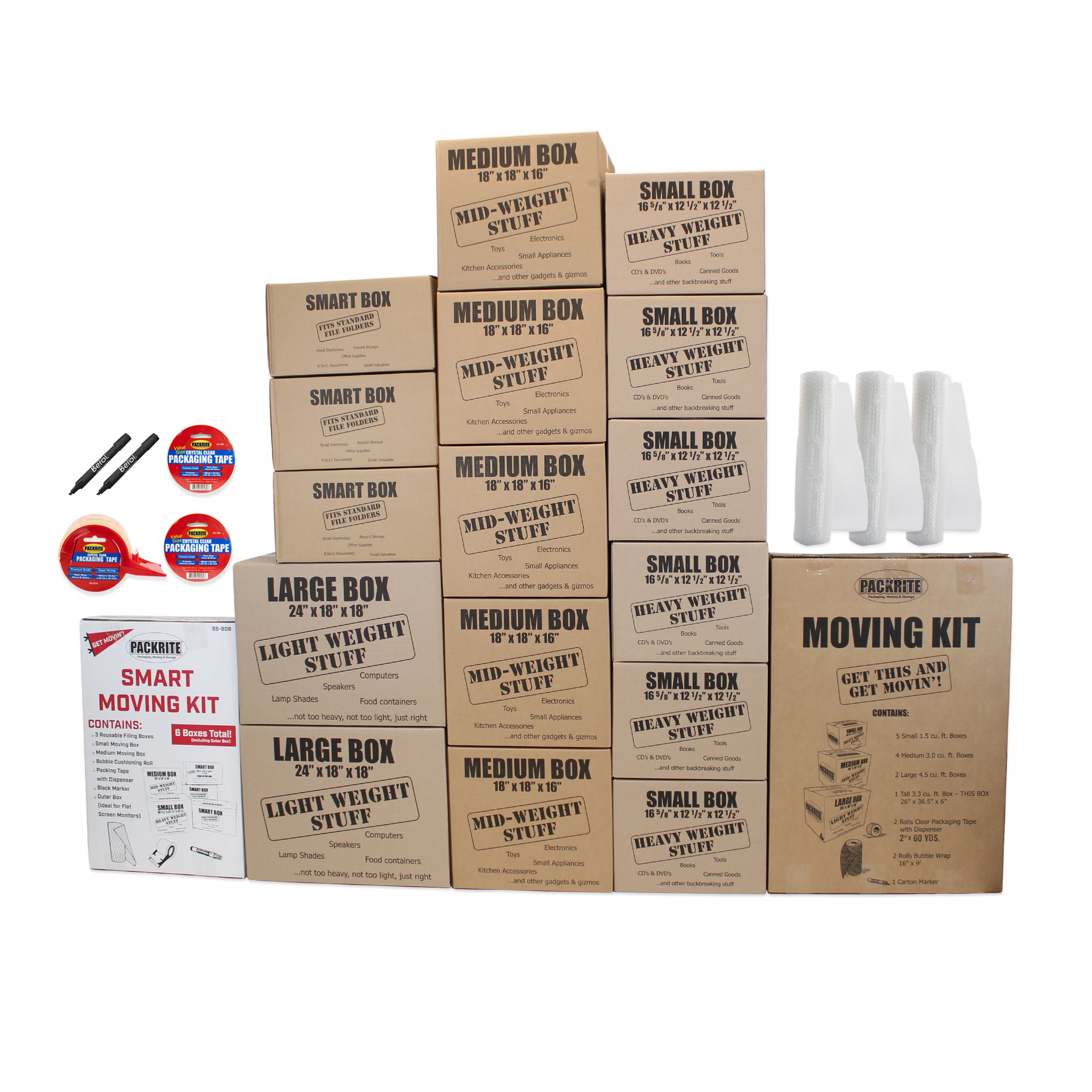 Extra Value Moving Kit | Complete Moving Box Kit | MovingCart
