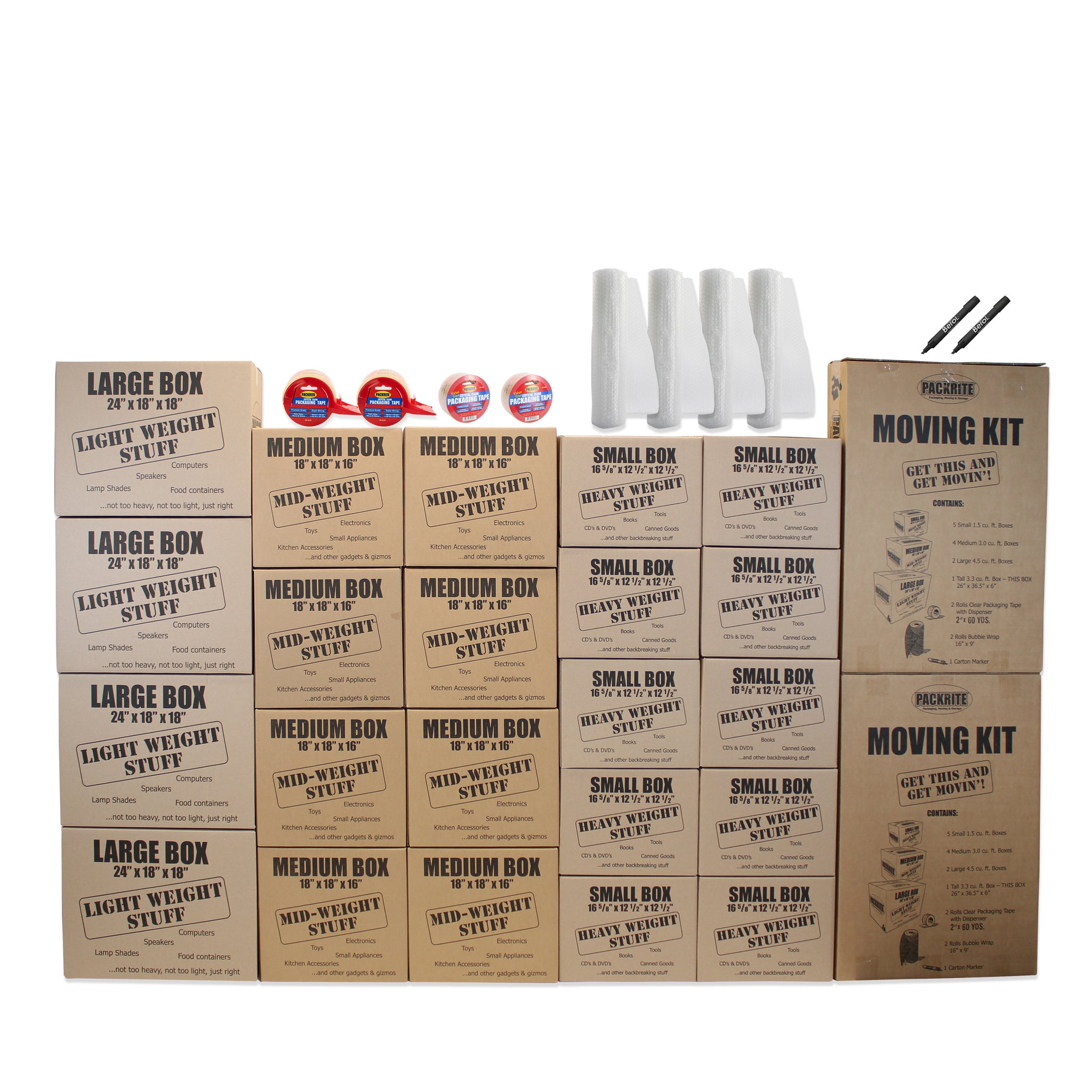 Large Moving Kit | Packing Kits for Moving | MovingCart