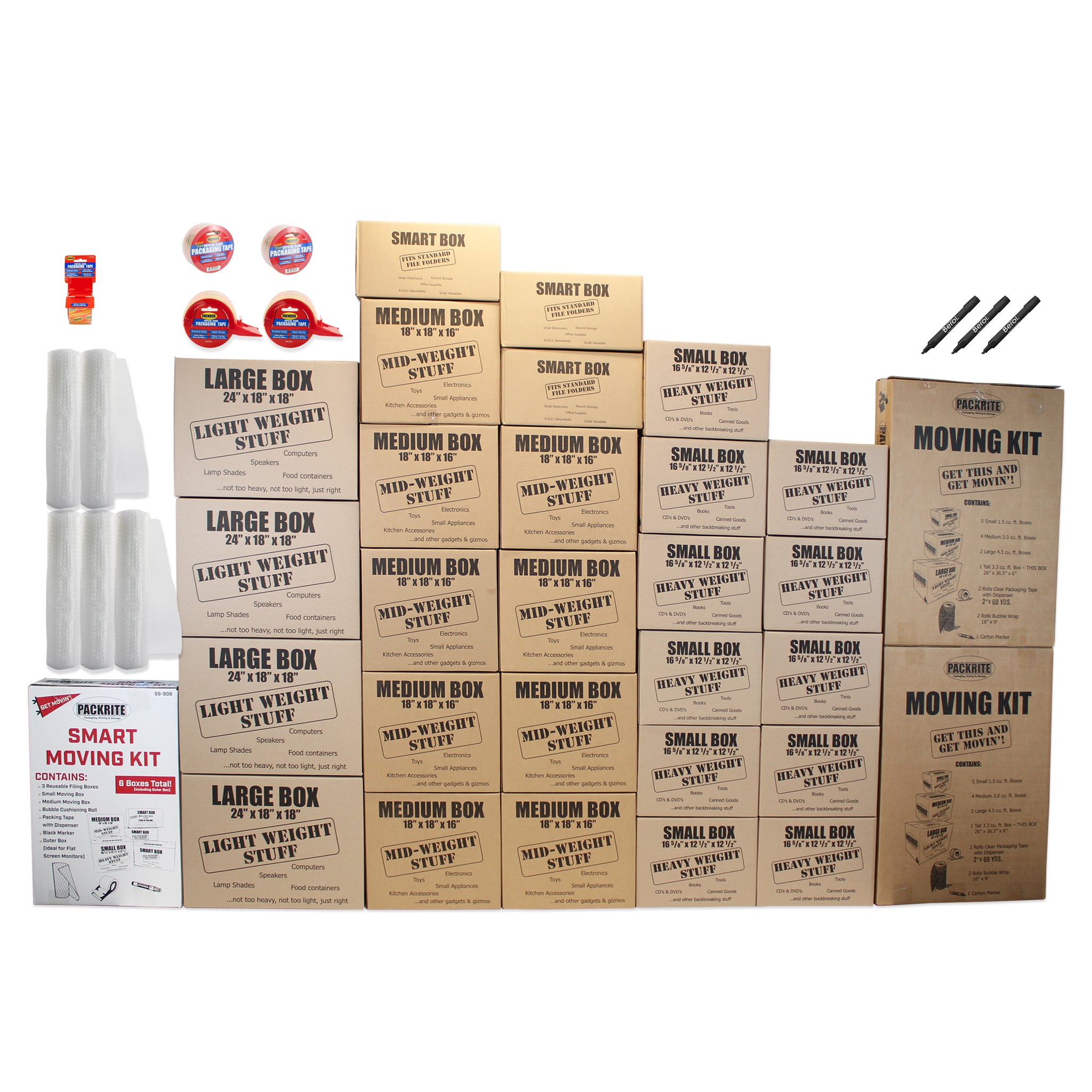 Mega Moving Kit | Moving Box Kits for Families | MovingCart